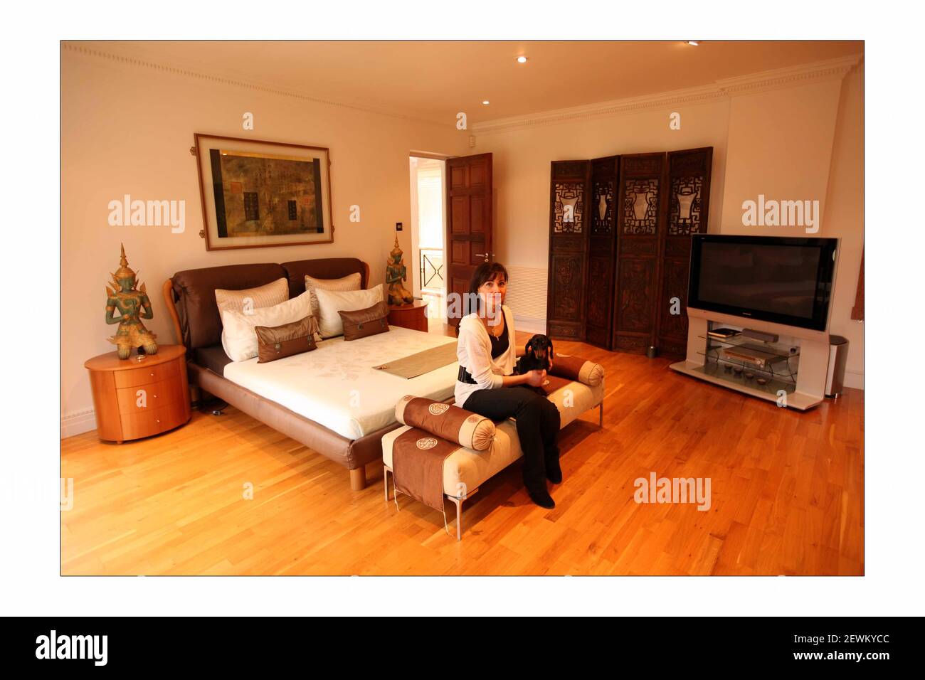 Sina Capaldo in her home in Hertfordshire. photograph by David Sandison ...