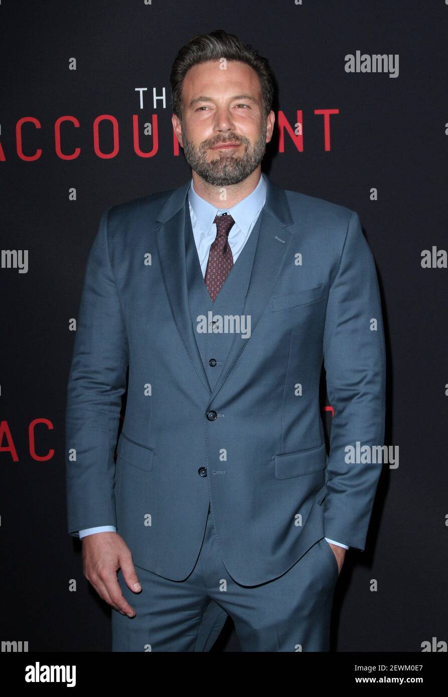 Ben Affleck. The Accountant Los Angeles World Premiere held at the TCL ...