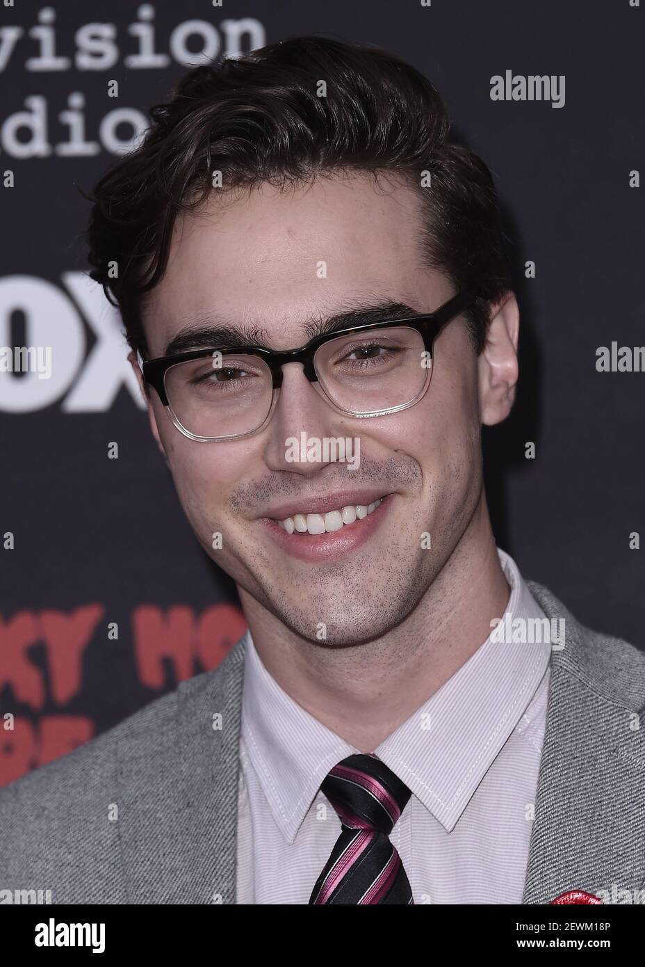 Ryan McCartan at the red carpet premiere of Fox's "The Rock Horror ...