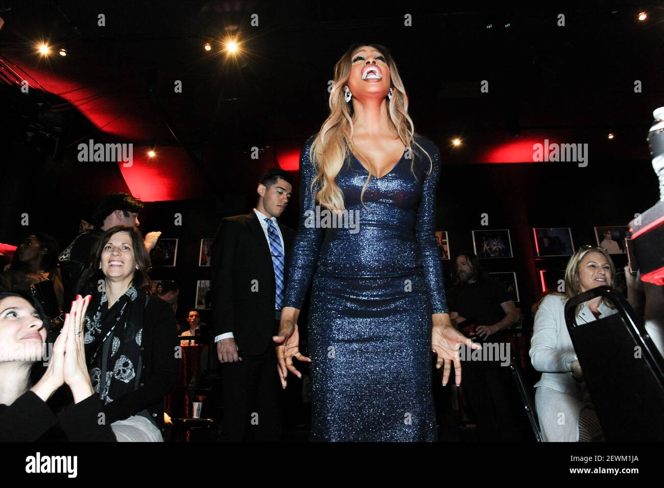 Laverne Cox at the red carpet premiere of Fox's "The Rock Horror ...