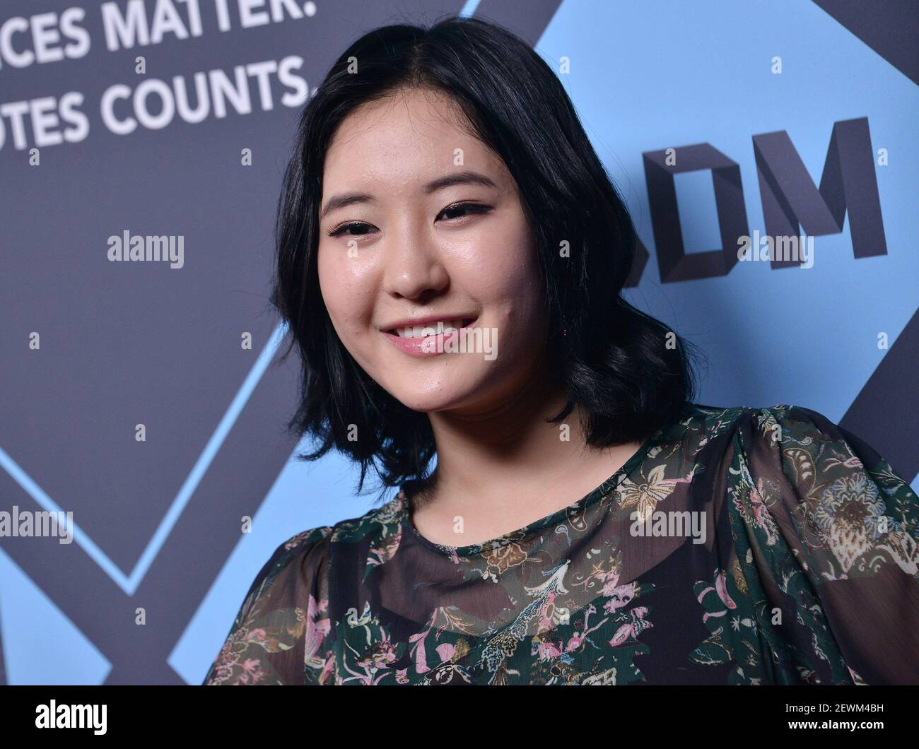 Actress/Singer Megan Lee arrives at the #IAmAsianAmerican Concert held ...