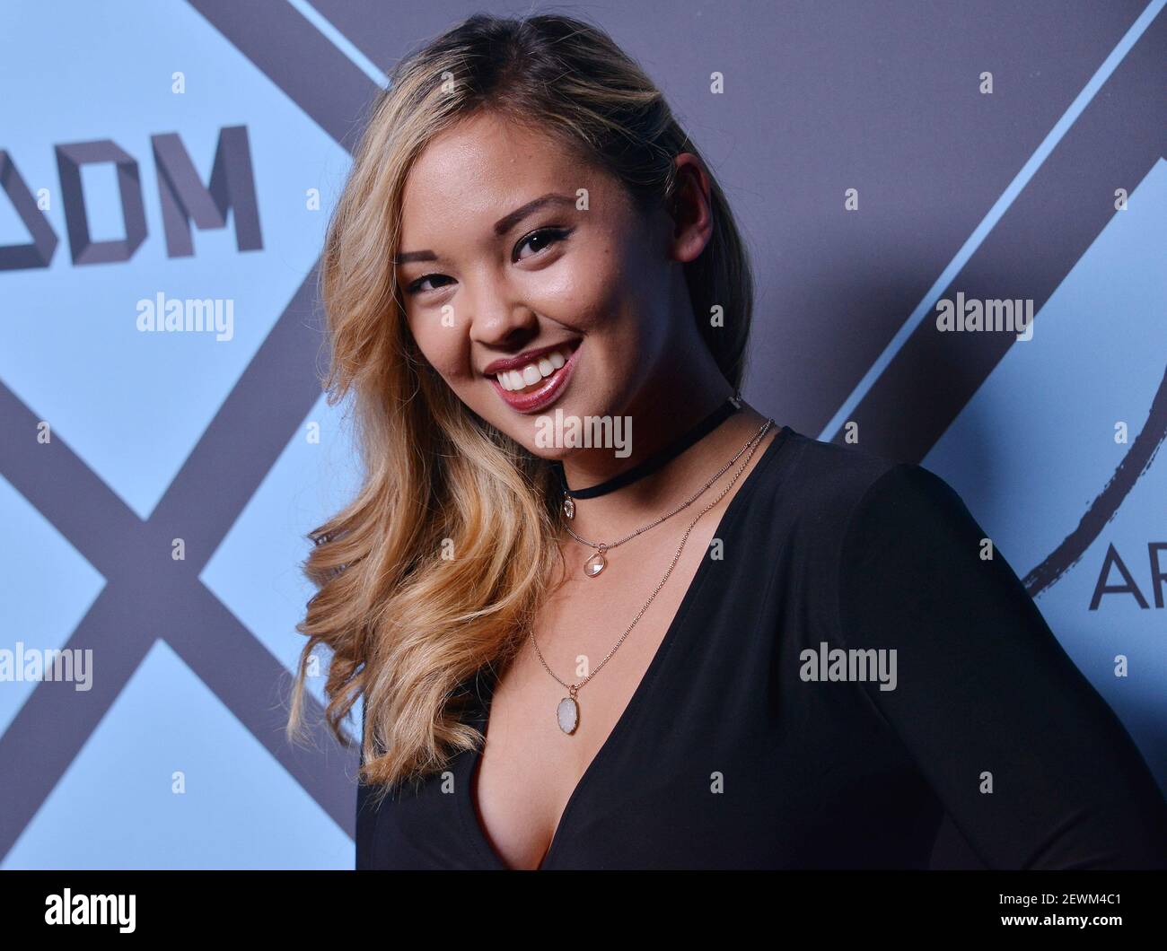 Singer Jessica Louis arrives at the #IAmAsianAmerican Concert held at ...