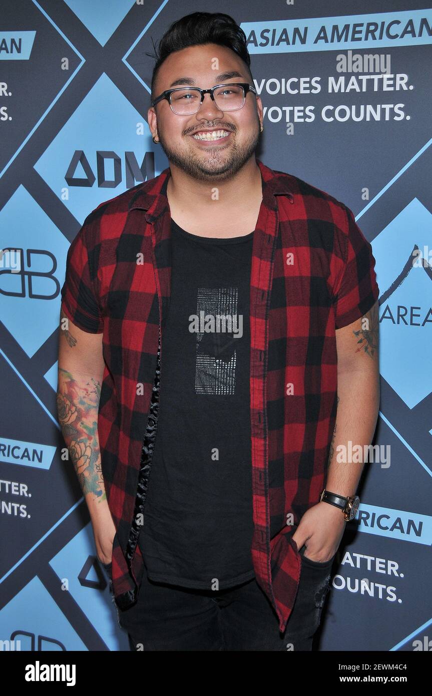 Singer Matt Almodiel arrives at the #IAmAsianAmerican Concert held at ...