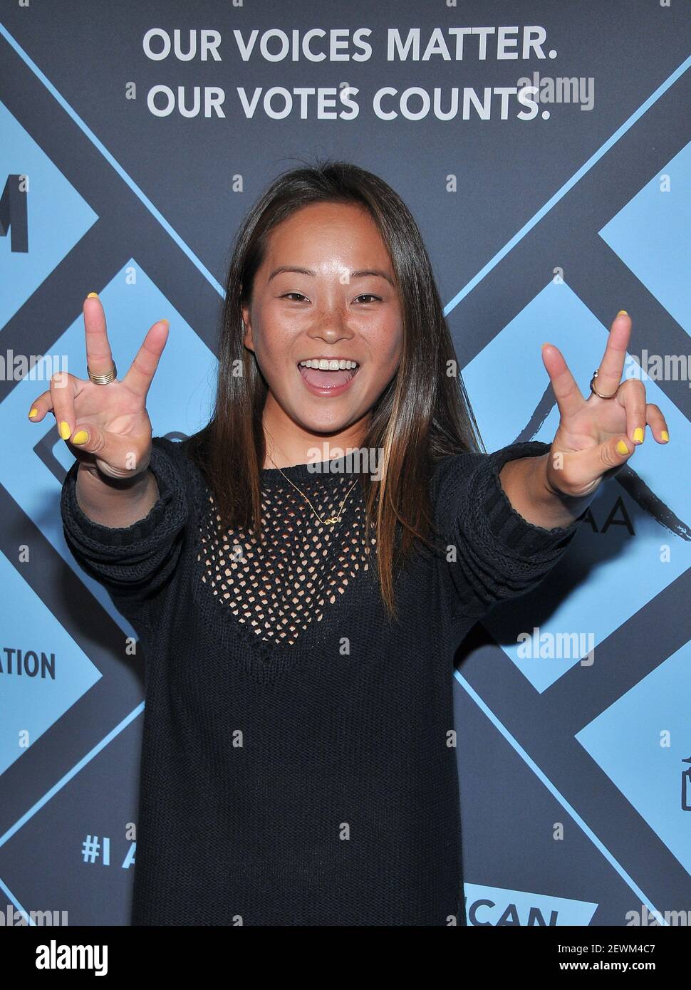 Samantha Futerman arrives at the #IAmAsianAmerican Concert held at the ...