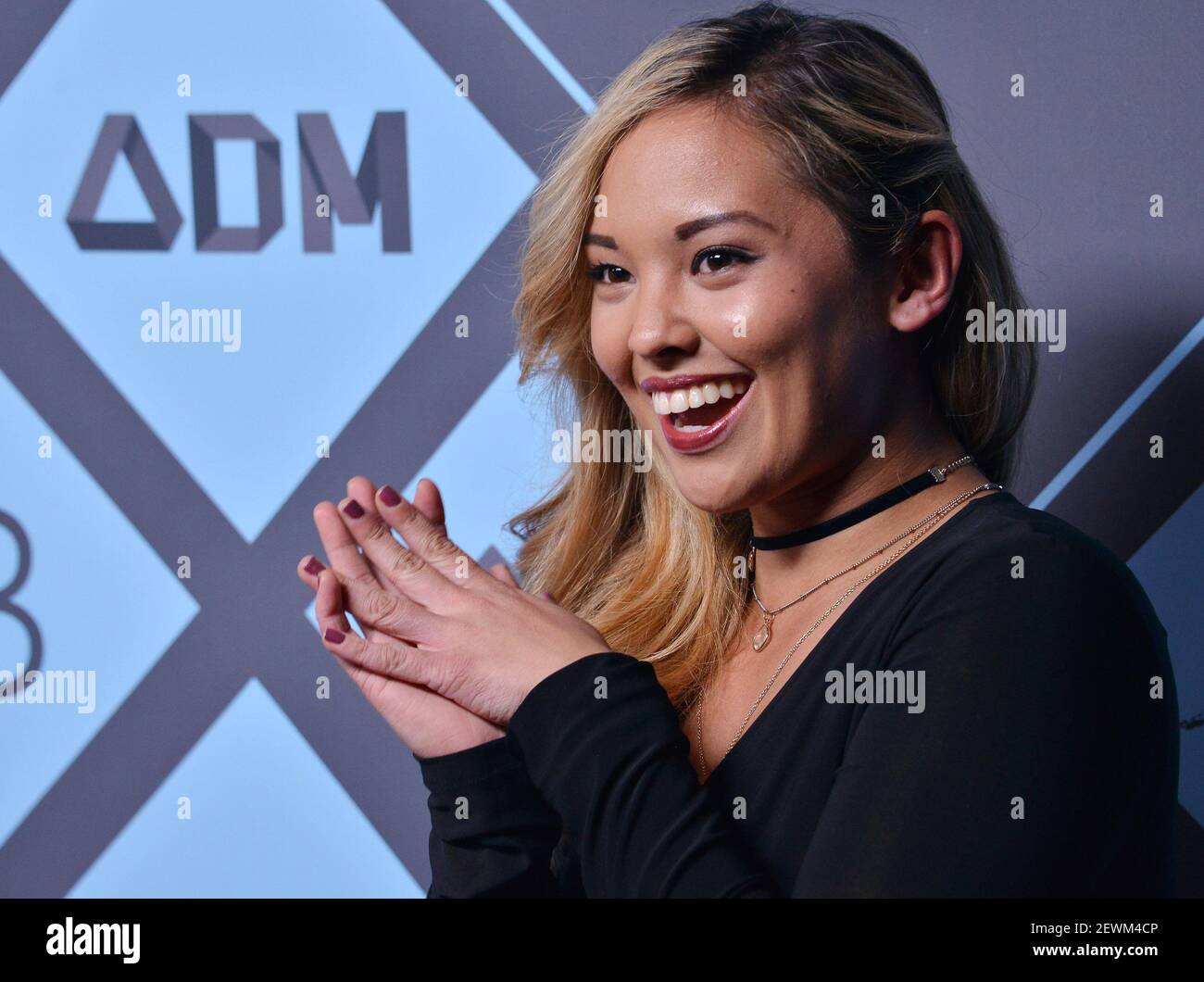 Singer Jessica Louis arrives at the #IAmAsianAmerican Concert held at ...