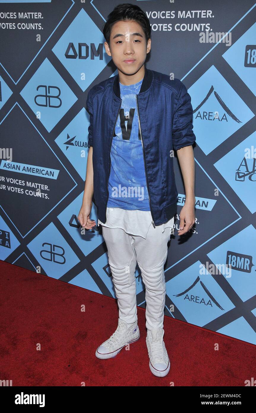 Actor Lance Lim arrives at the #IAmAsianAmerican Concert held at the ...