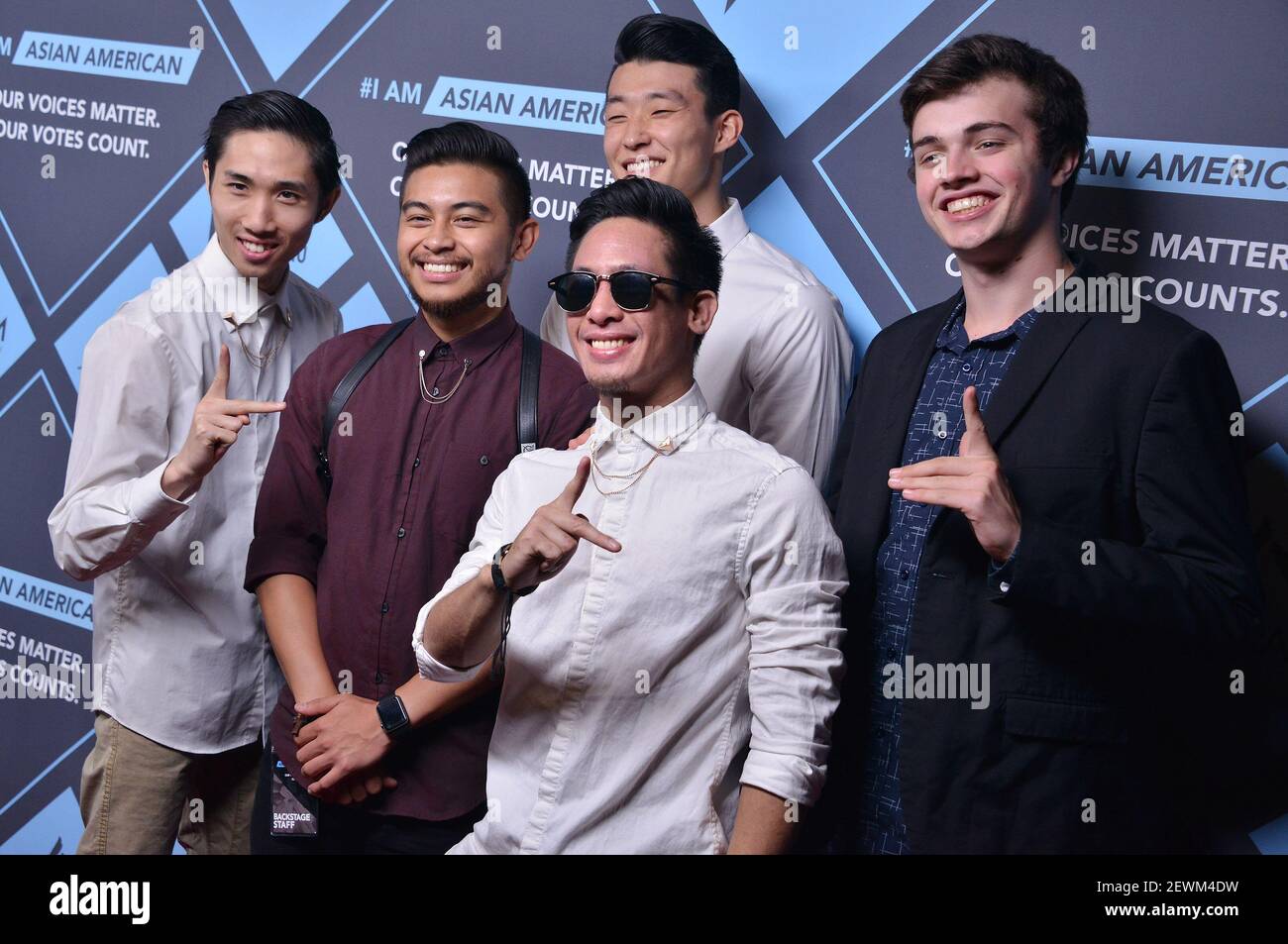 Dance Crew Poreotics arrives at the #IAmAsianAmerican Concert held at ...