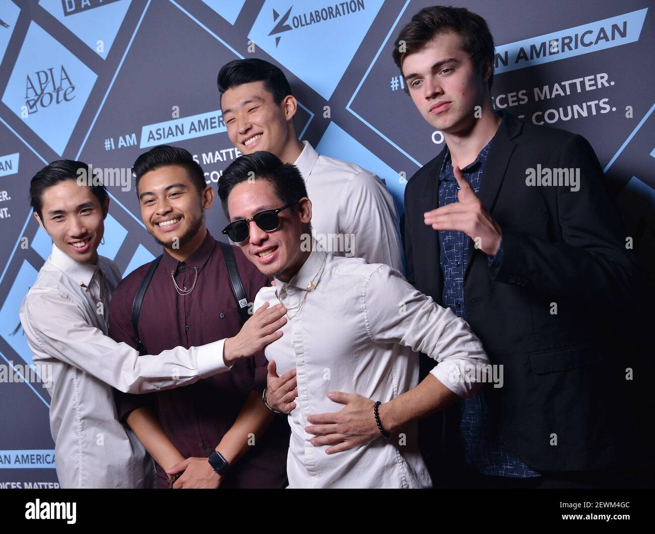 Dance Crew Poreotics arrives at the #IAmAsianAmerican Concert held at ...