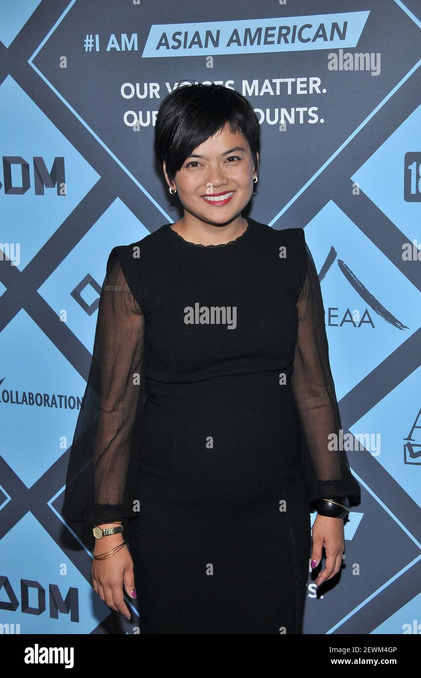 Uyen Tieu arrives at the #IAmAsianAmerican Concert held at the Wiltern ...