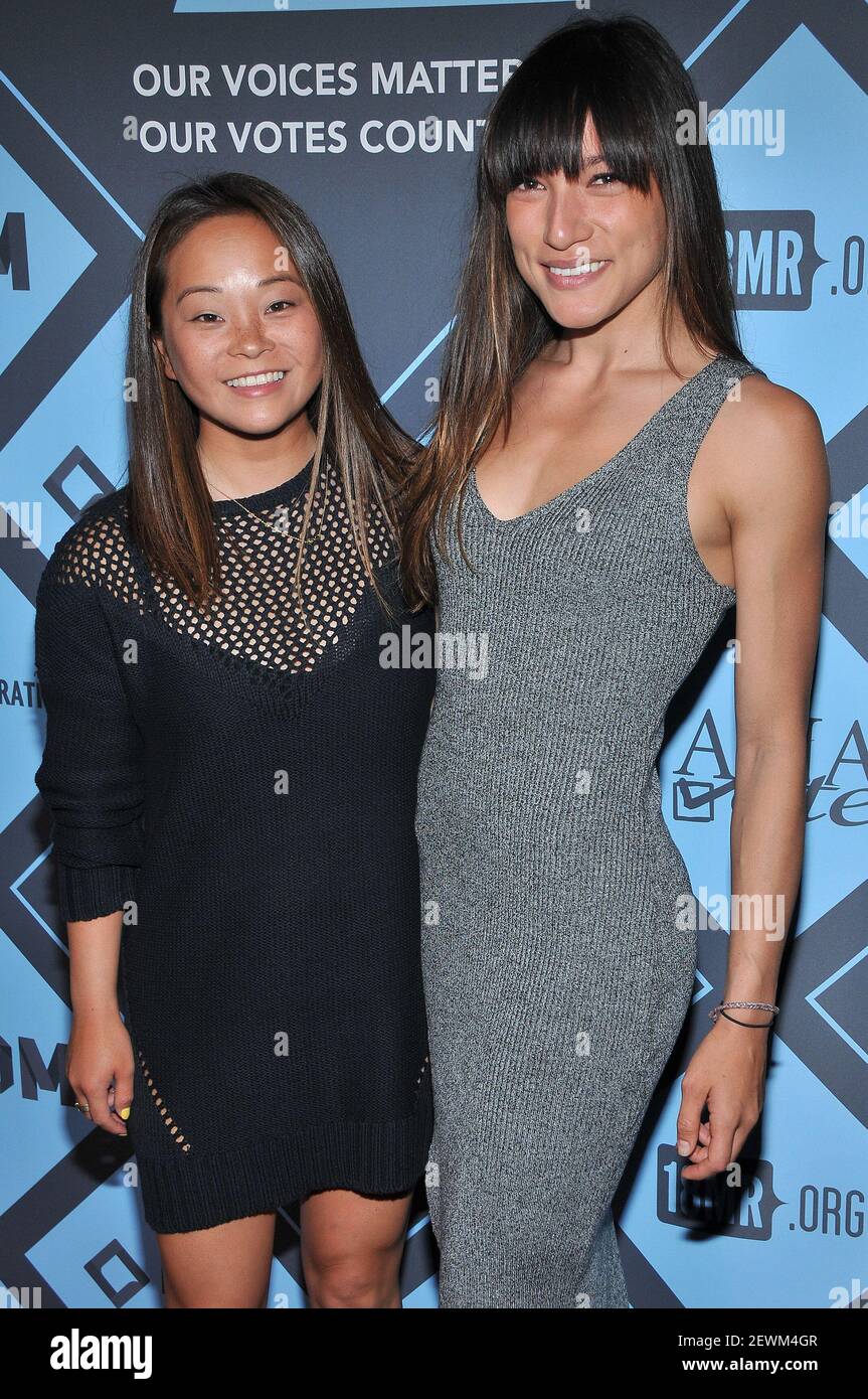 (L-R) Samantha Futerman and Guest arrives at the #IAmAsianAmerican ...