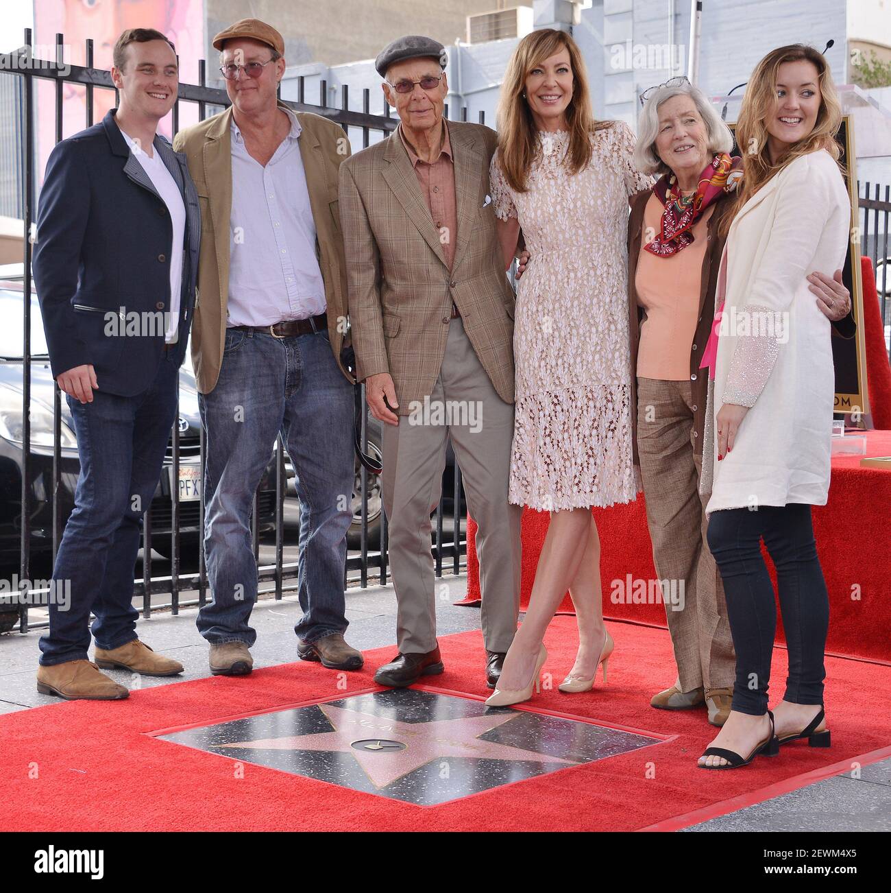 Allison Janney and Family at the Allison Janney Star On The Hollywood ...