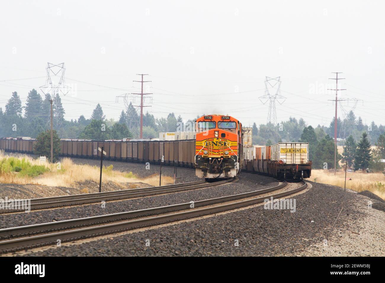 Bnsf Coal Train High Resolution Stock Photography and Images - Alamy