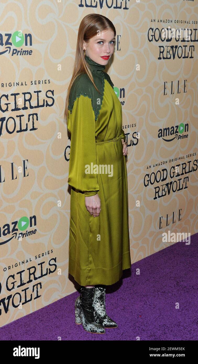 Actress Genevieve Angelson attends the premiere screening of "Good ...