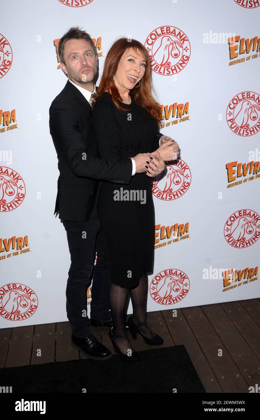Chris Hardwick, Cassandra Peterson at the "Elvira: Mistress Of The Dark ...