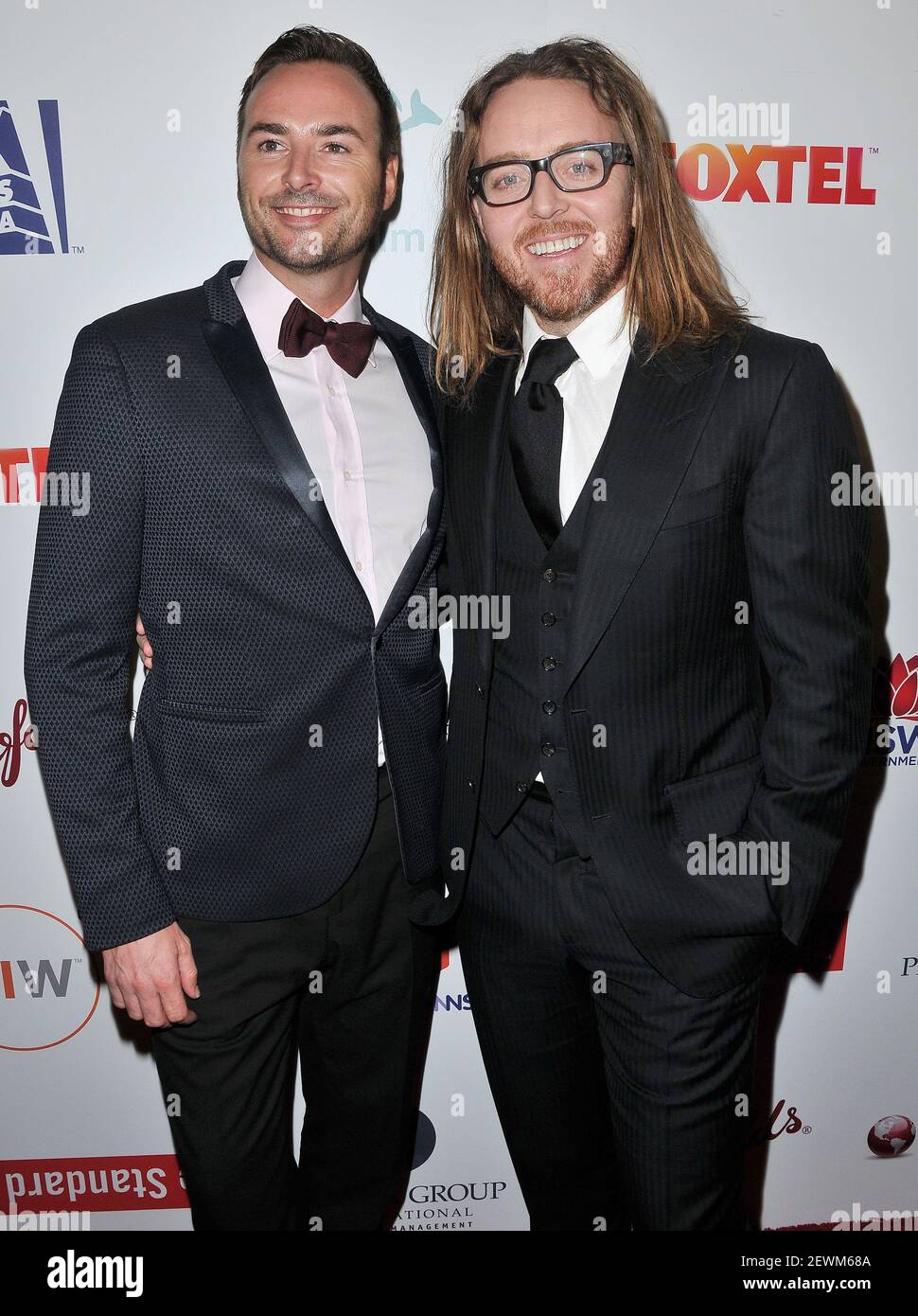 (L-R) Nick Hardcastle and Tim Minchin arrives at the 5th Annual ...