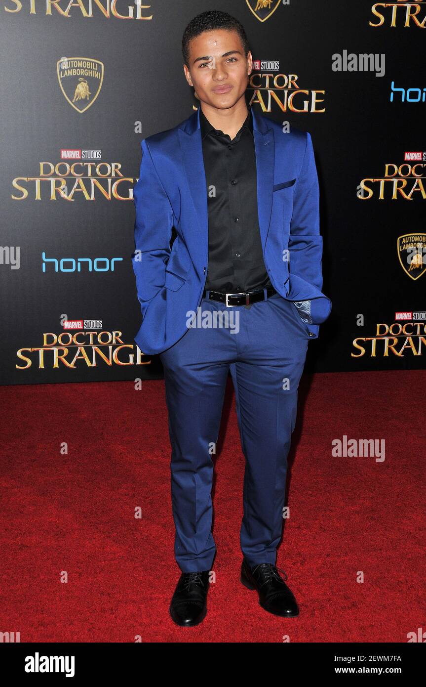 Nathaniel J. Potvin arrives at Marvel Studios' "Doctor Strange" Los ...