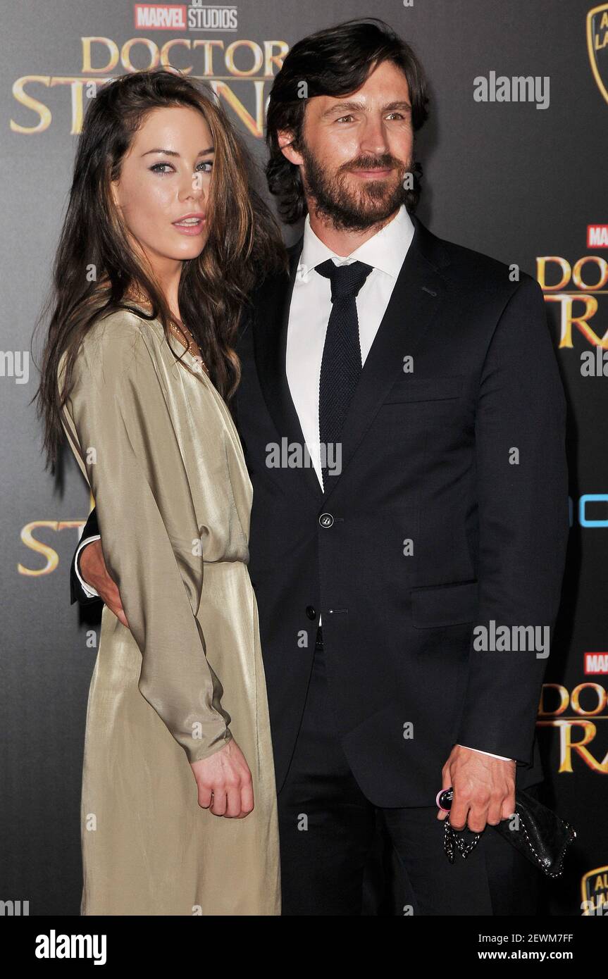 (R-L) Eoin Macken and Roxanne McKee arrives at Marvel Studios' "Doctor ...