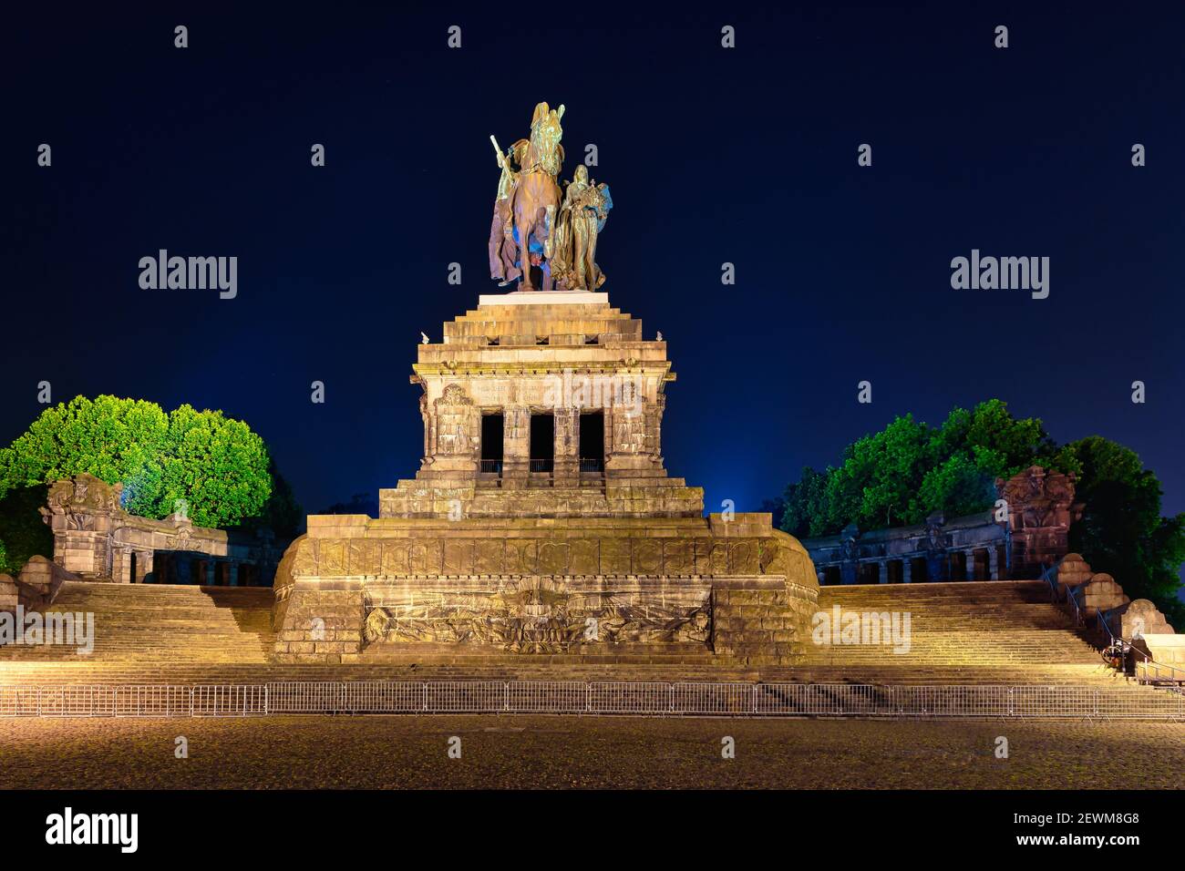 Monument kaiser wilhelm deutsches eck hi-res stock photography and ...