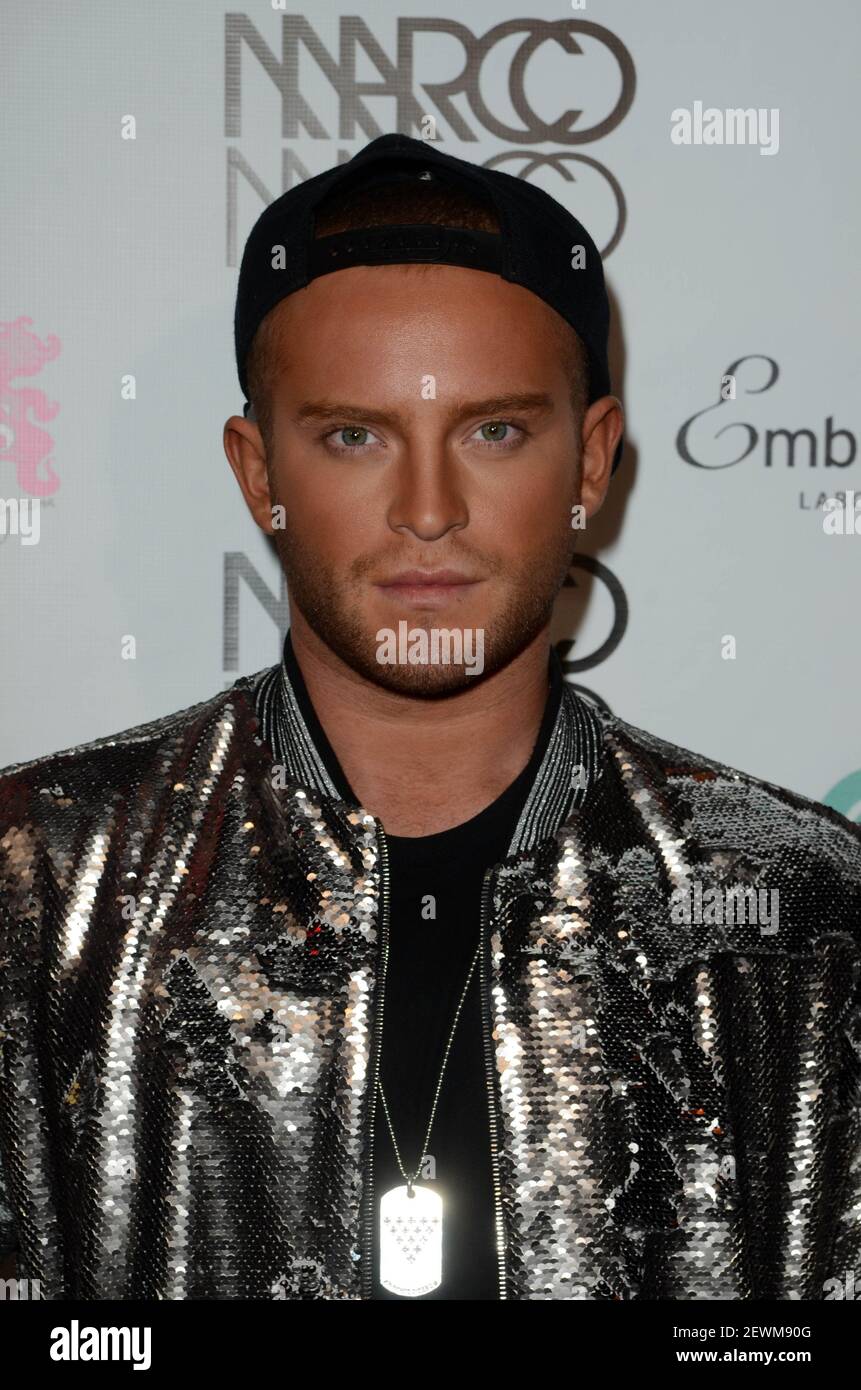 August Getty at the Marco Marco Fashion Show at the Globe Theater in ...