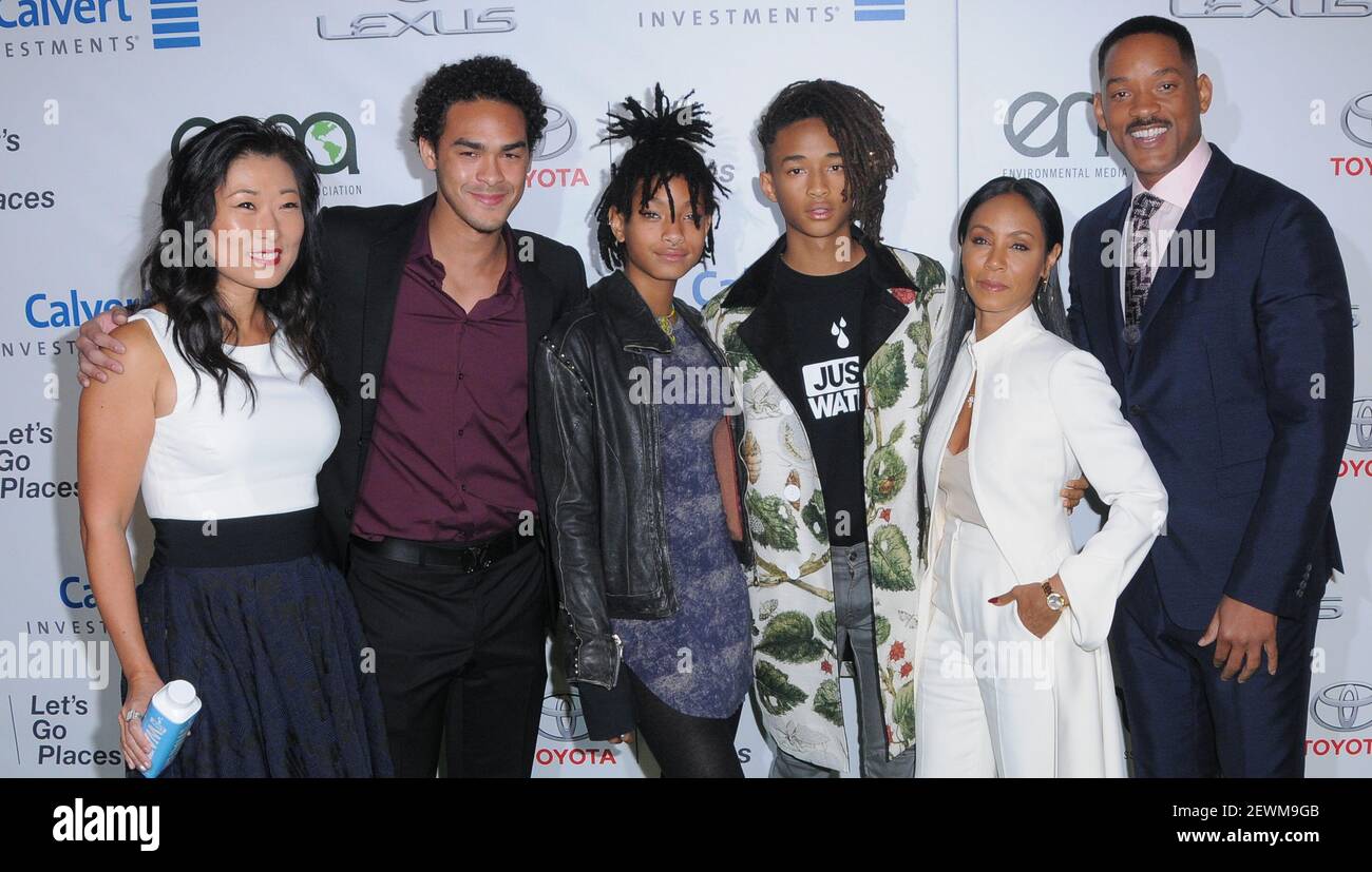 Trey Smith, Willow Smith, Jaden Smith, Jada Pinkett-Smith, Will Smith ...