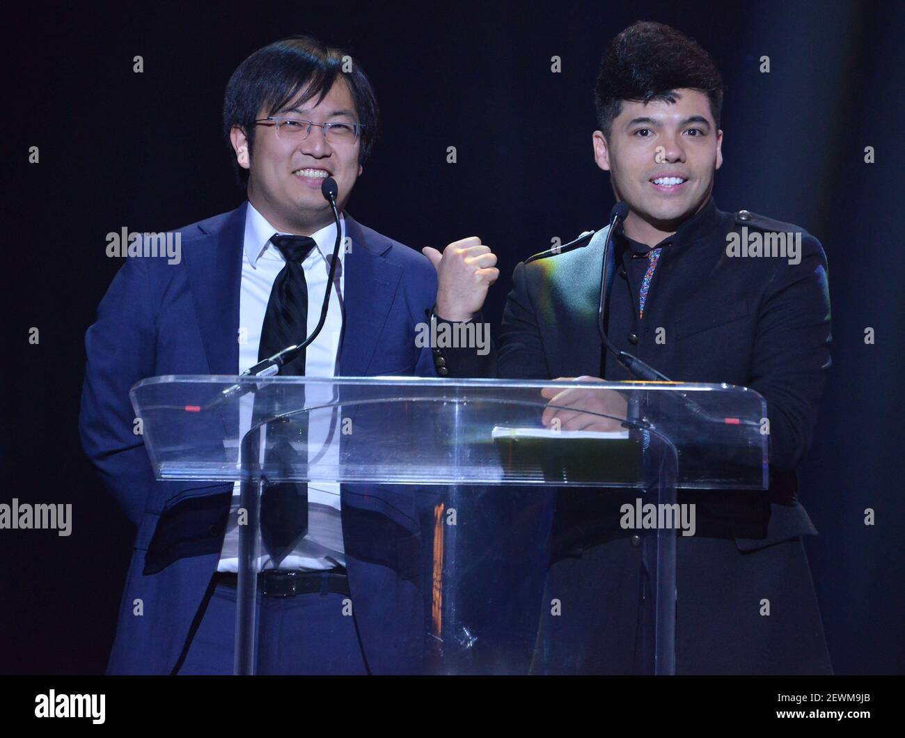 (L-R) Presenters Freddie Wong and Dominic D-Trix Sandoval at CAPE's ...