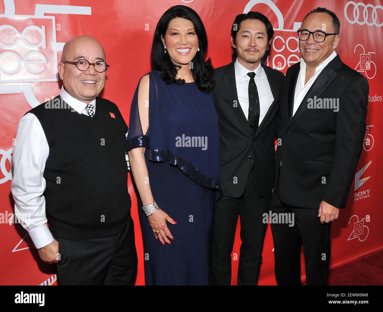 (L-R) CAPE Co-Founder Fritz Friedman, CAPE Co-Founder Wenda Fong, Actor ...
