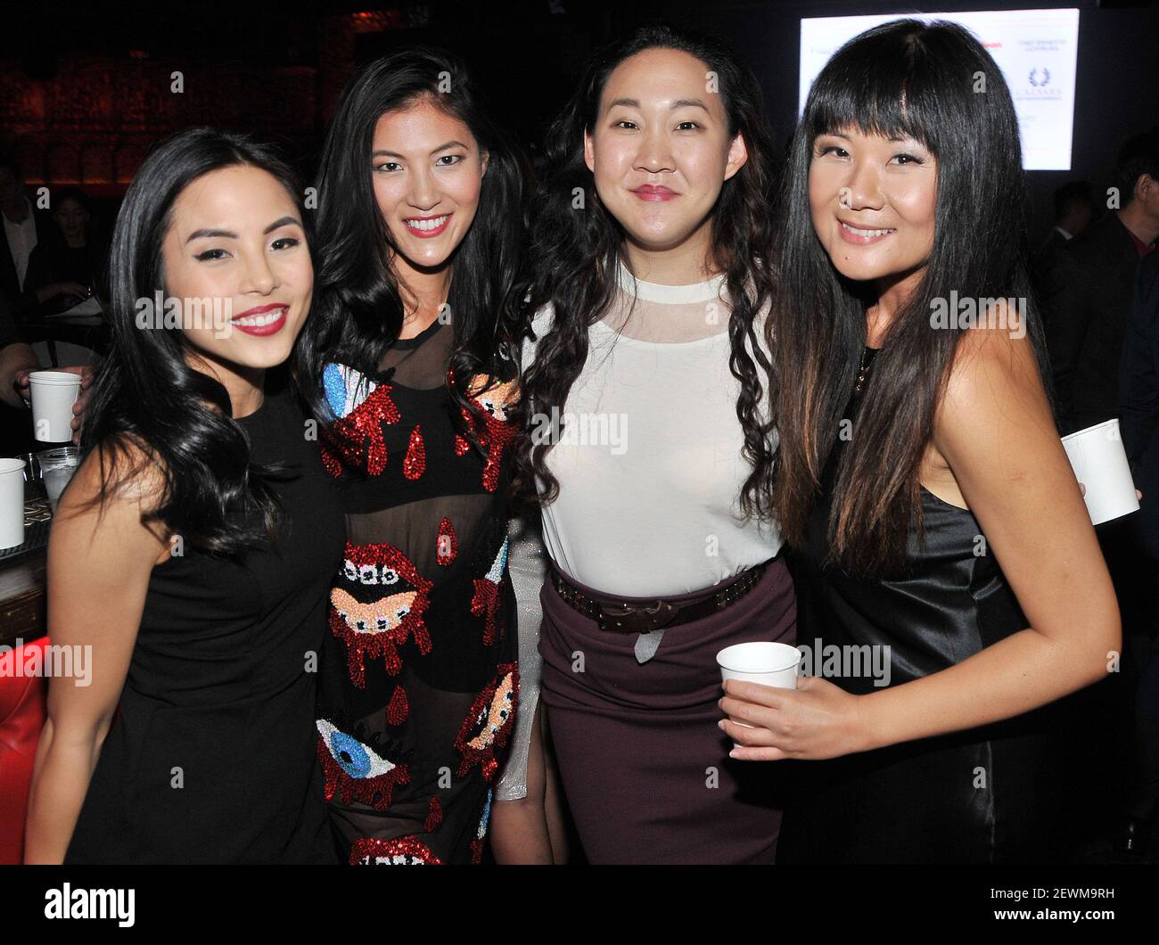 (L-R) Anna Akana, Akemi Look, Naomi Ko and Jenny Yang at CAPE's 25th ...