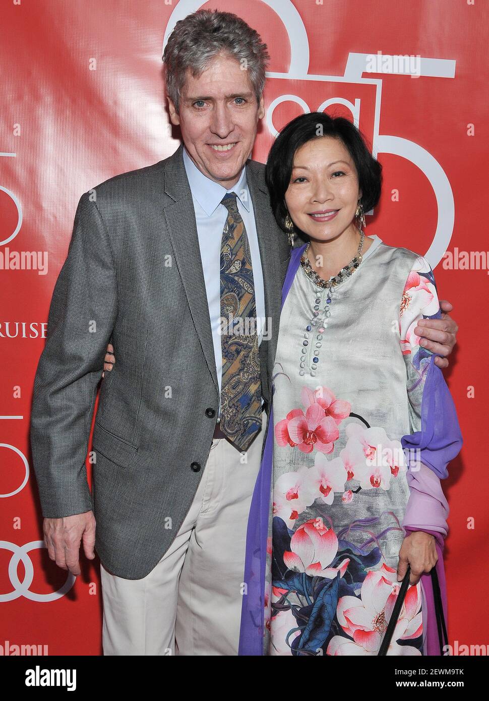 (R-L) Elizabeth Sung and Husband at CAPE's 25th Anniversary Gala held ...