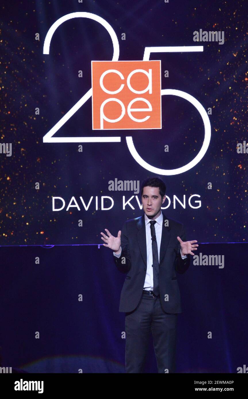 David Kwong at CAPE's 25th Anniversary Gala held at The Belasco in Los ...