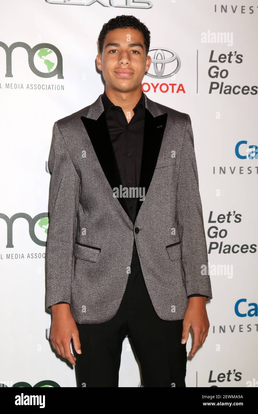 Marcus Scribner at the 26th Annual Environmental Media Awards at Warner ...