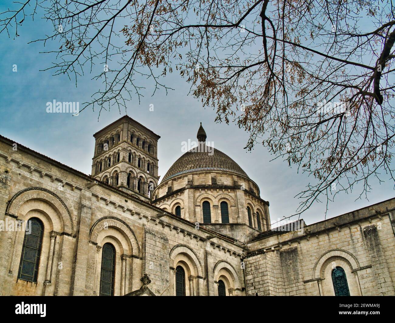 Angouleme Cathedral Church Building High Resolution Stock Photography ...