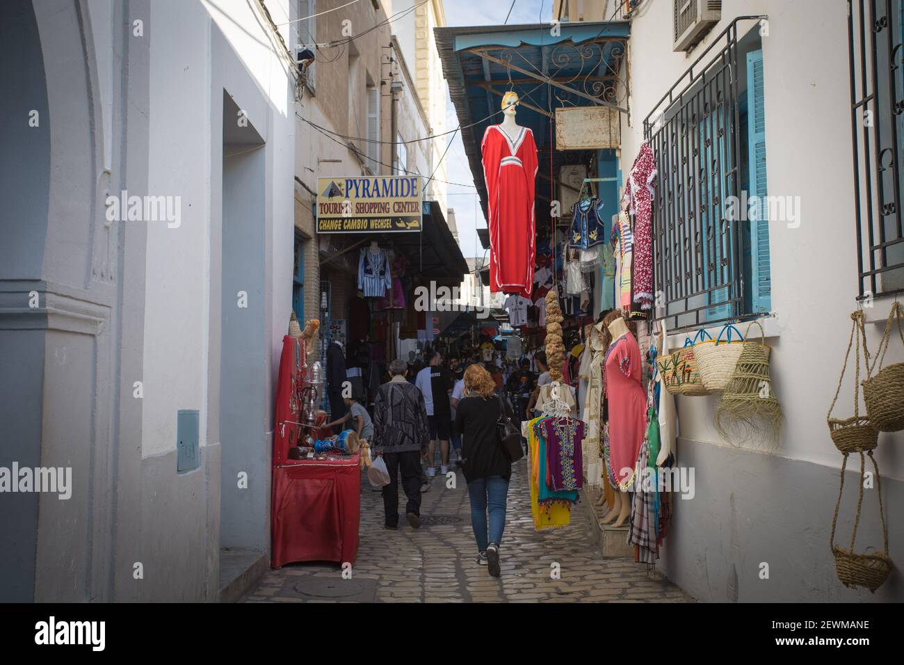 souk of Sousse Stock Photo - Alamy