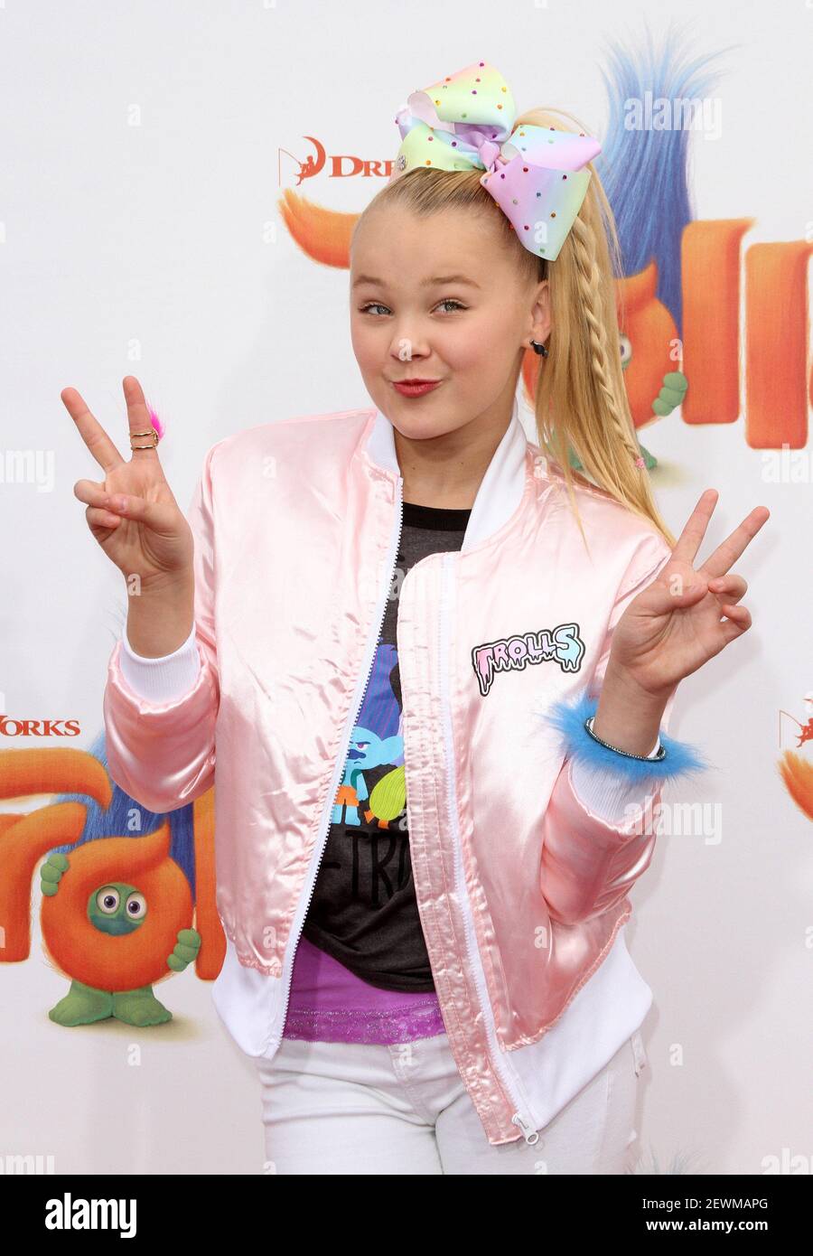 23 October 2016 - Los Angeles, California - JoJo Siwa. Trolls Los ...