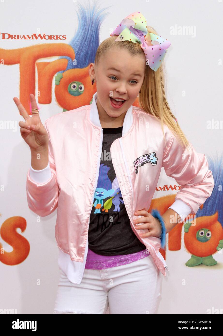 23 October 2016 - Los Angeles, California - JoJo Siwa. Trolls Los ...