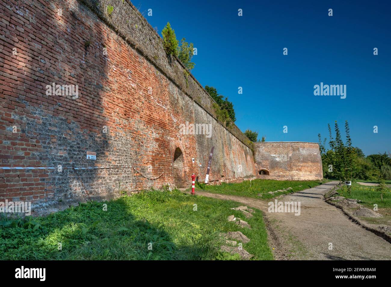 Zrinyi Fortress walls, Szigetvar, Southern Transdanubia, Hungary ...
