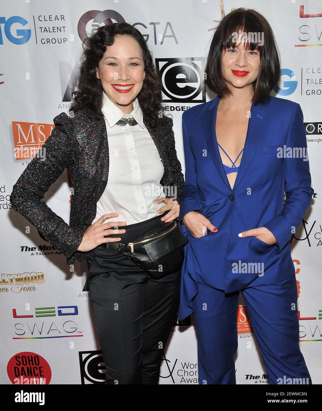 (L-R) Dana Wilson and Megan Lawson at The 6th Annual World Choreography ...