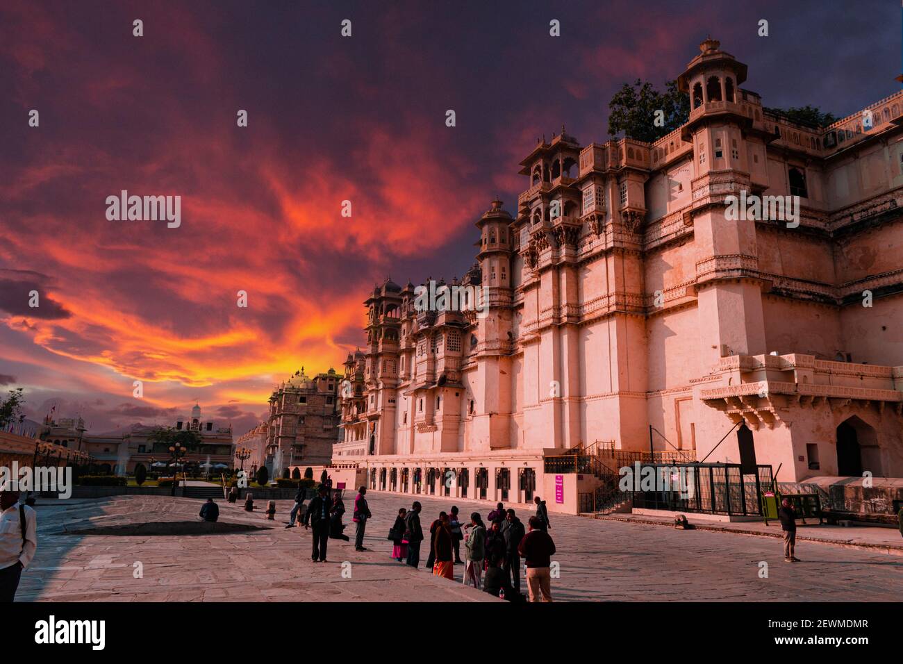 Beautiful City Palace of Udaipur, Rajasthan Stock Photo - Alamy