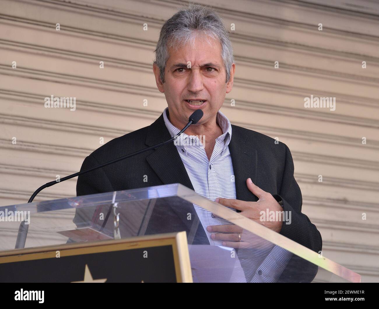 David Shore at the Hugh Laurie Star On The Hollywood Walk Of Fame ...