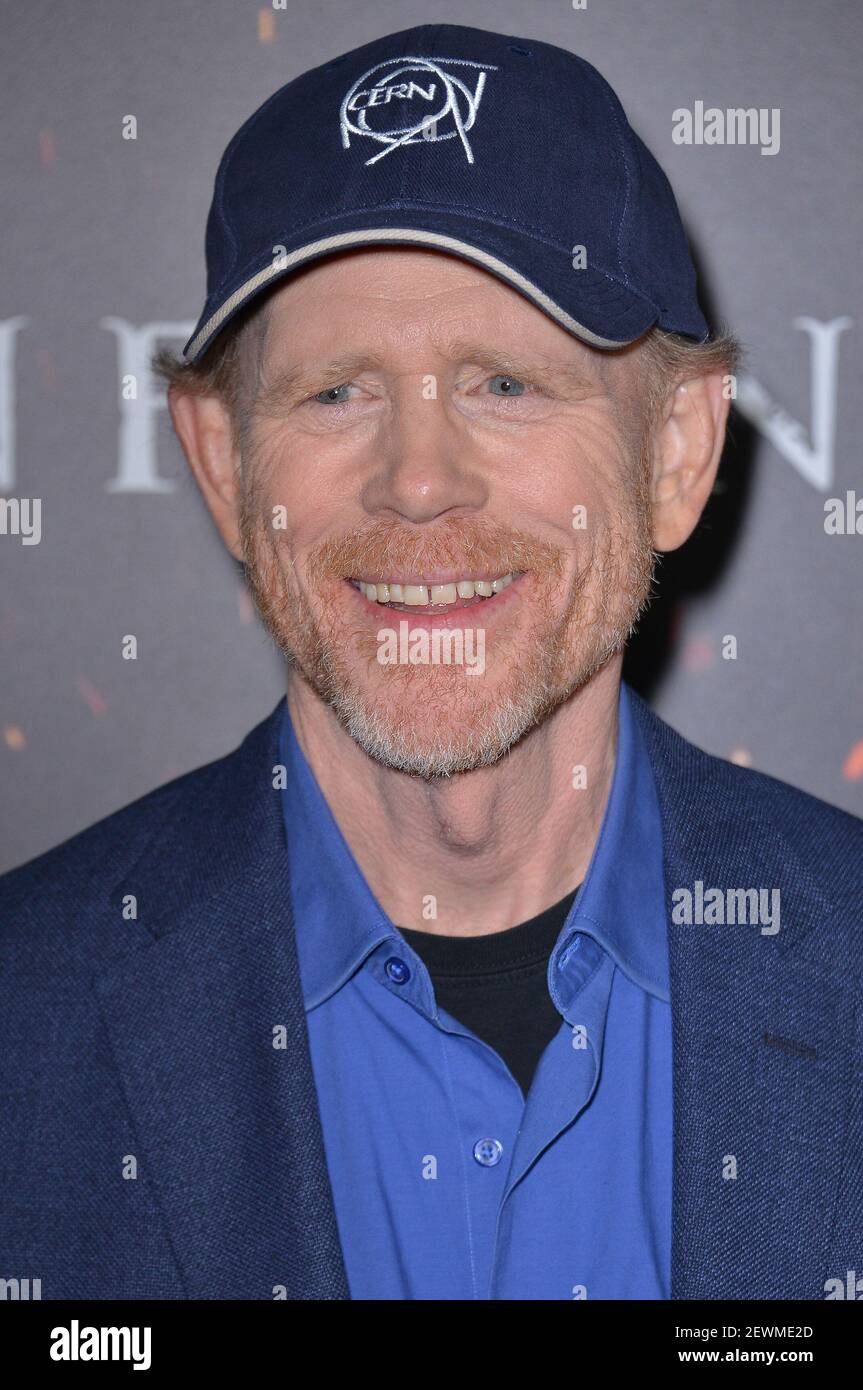Director Ron Howard arrives at the "Inferno" Los Angeles Screening held ...