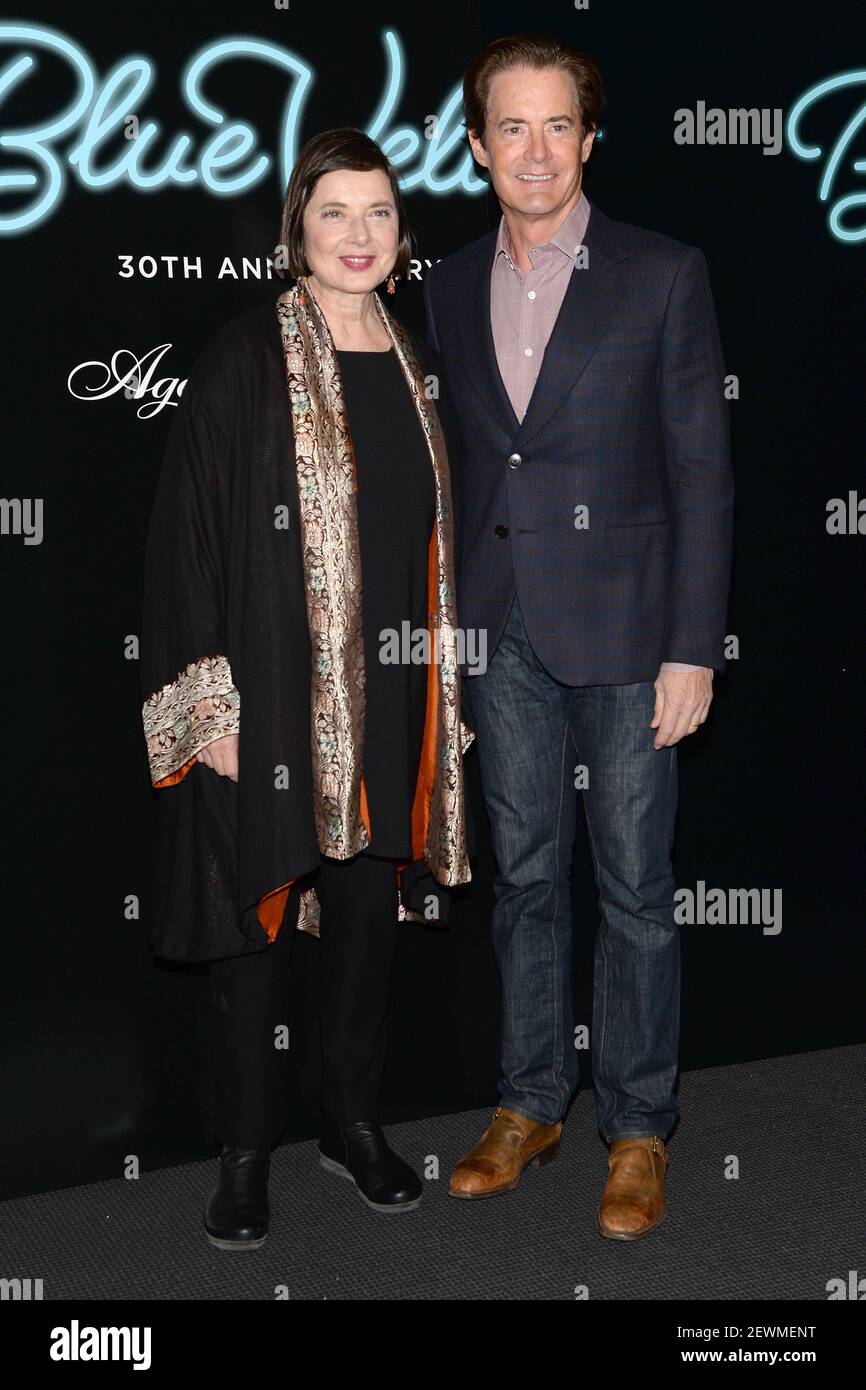 (L-R) Actors Isabella Rossellini and Kyle MacLachlan attend the 30th ...