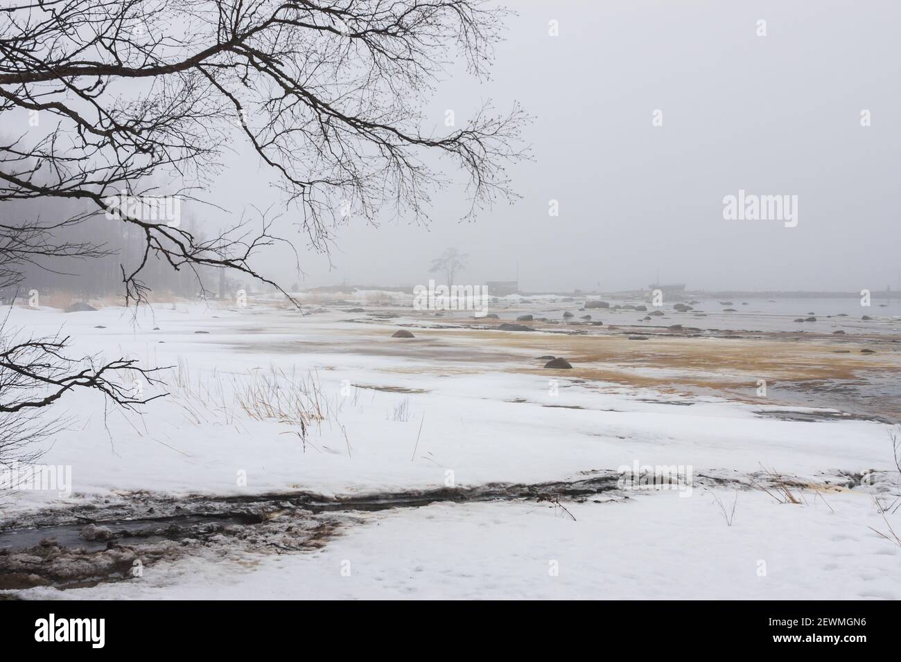 Sea fog on the baltic sea hi-res stock photography and images - Alamy