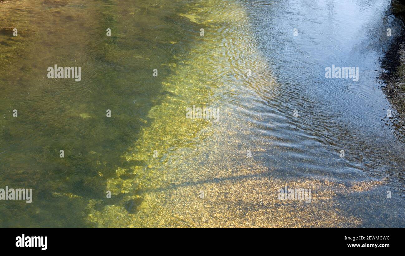 Beautiful view on flowing river hi-res stock photography and images - Alamy