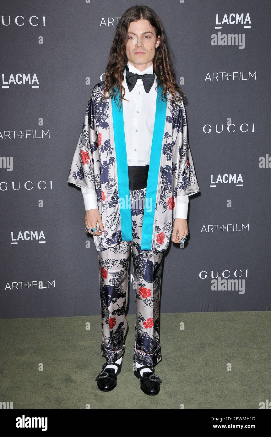 Garrett Borns arrives at the 2016 LACMA Art + Film Gala held at LACMA ...