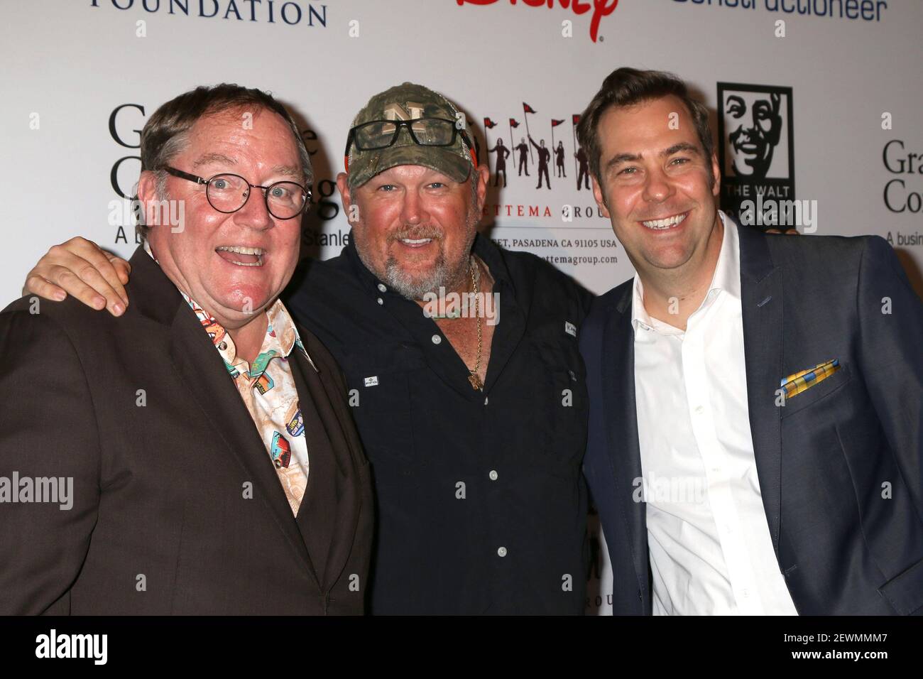 LOS ANGELES - NOV 1: John Lasseter, Daniel Whitney, aka Larry the Cable ...
