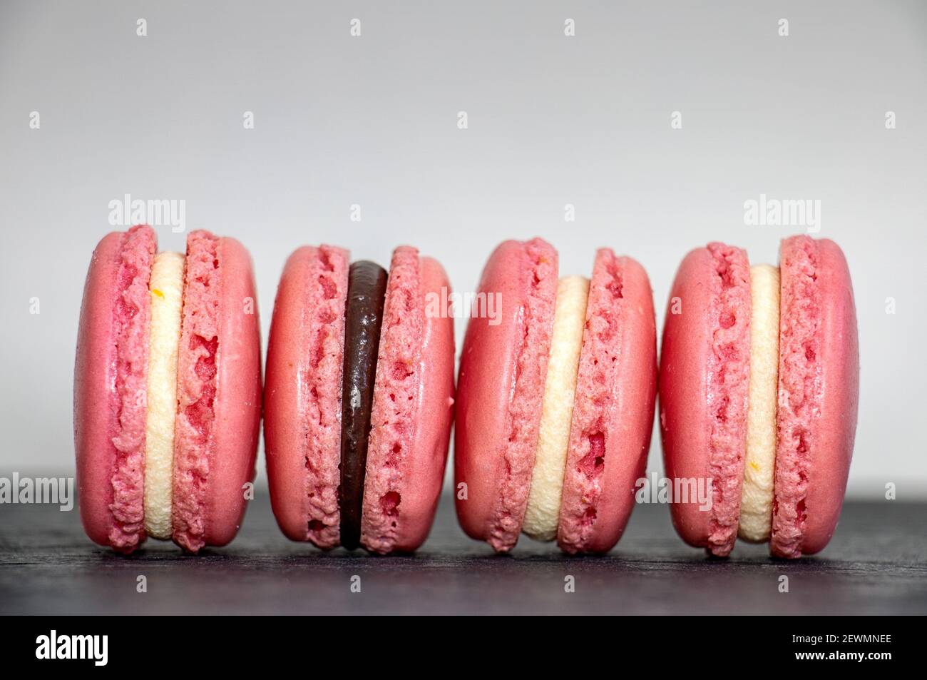 Macarons in different looks Stock Photo - Alamy