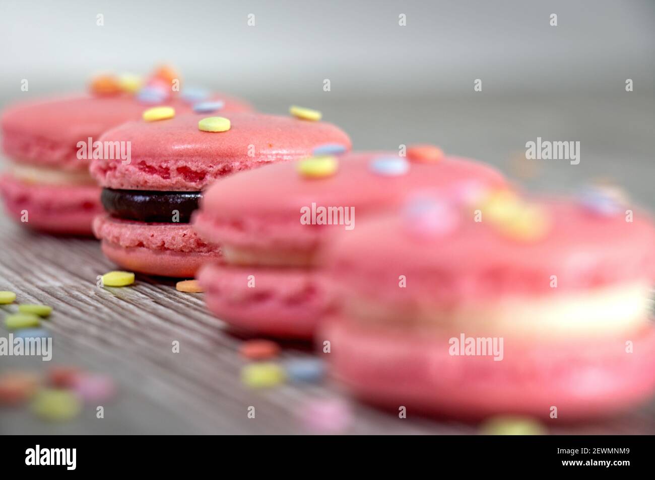 Macarons in different looks Stock Photo - Alamy