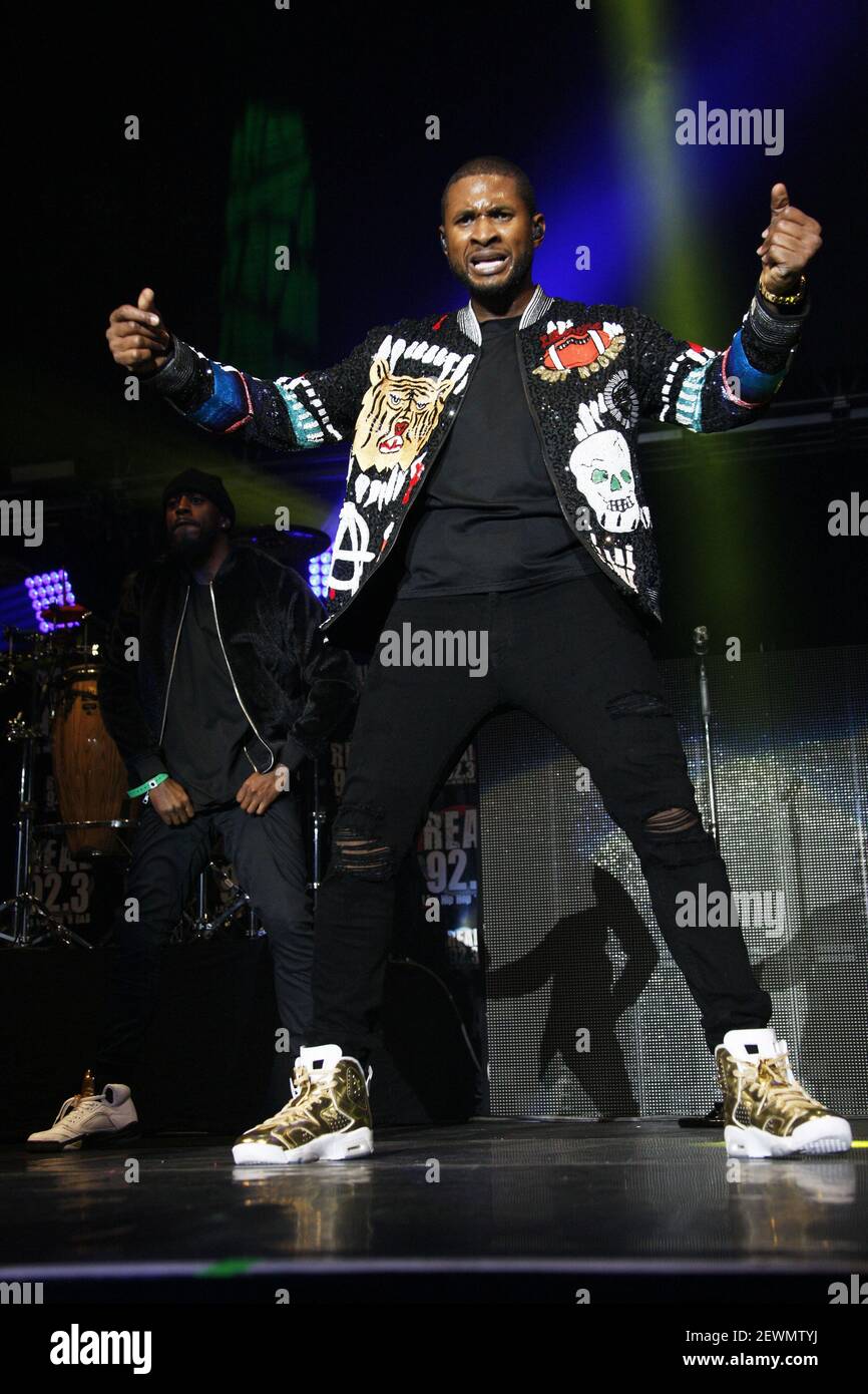 Usher performs at The Real Show 2016 hosted by Real 92.3 at The Forum ...