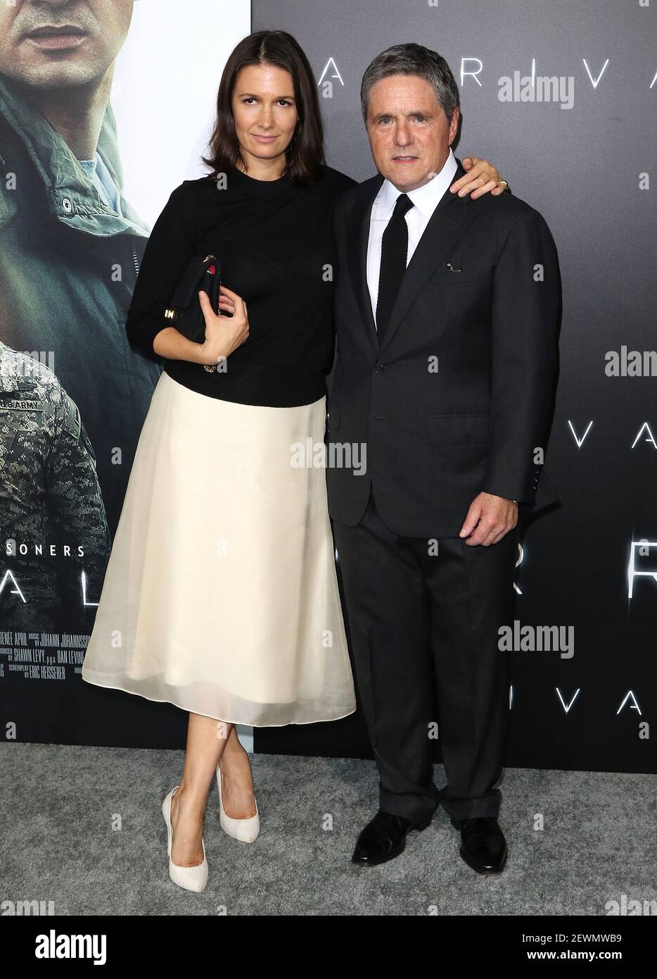 CEO of Paramount Pictures Brad Grey (L) and wife Cassandra Huysentuyt ...