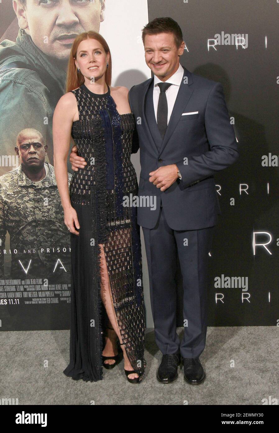 Amy Adams, Jeremy Renner. "Arrival" Los Angeles Premiere held at ...