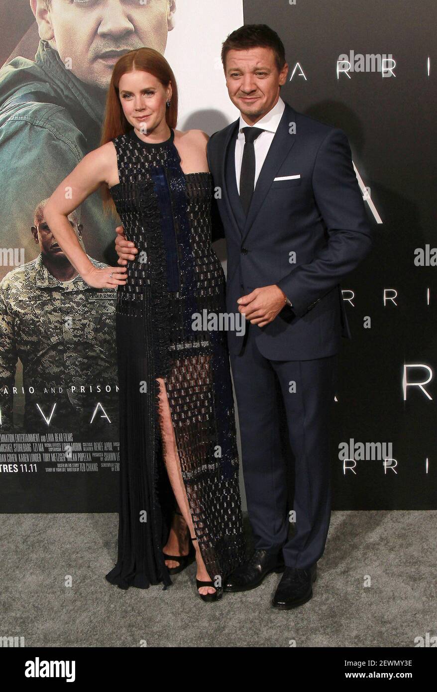 Amy Adams, Jeremy Renner. "Arrival" Los Angeles Premiere held at ...